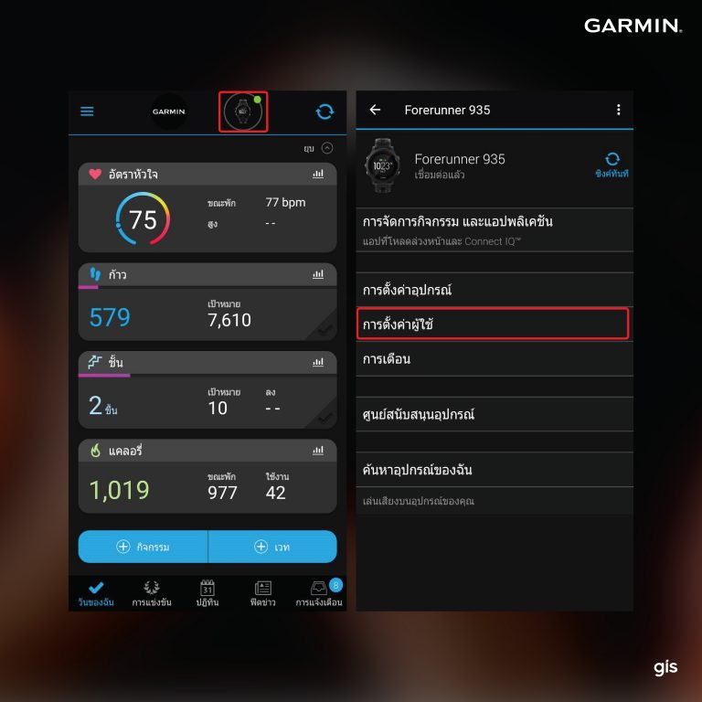 การตั้งค่า HR Zone ผ่าน Garmin Connect - alive.store